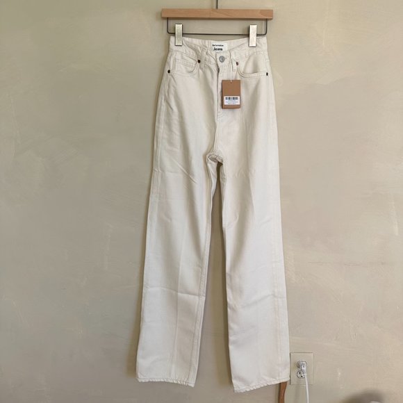 Reformation | Jeans | Nwt Reformation Fior Di Latte White Wilder High ...